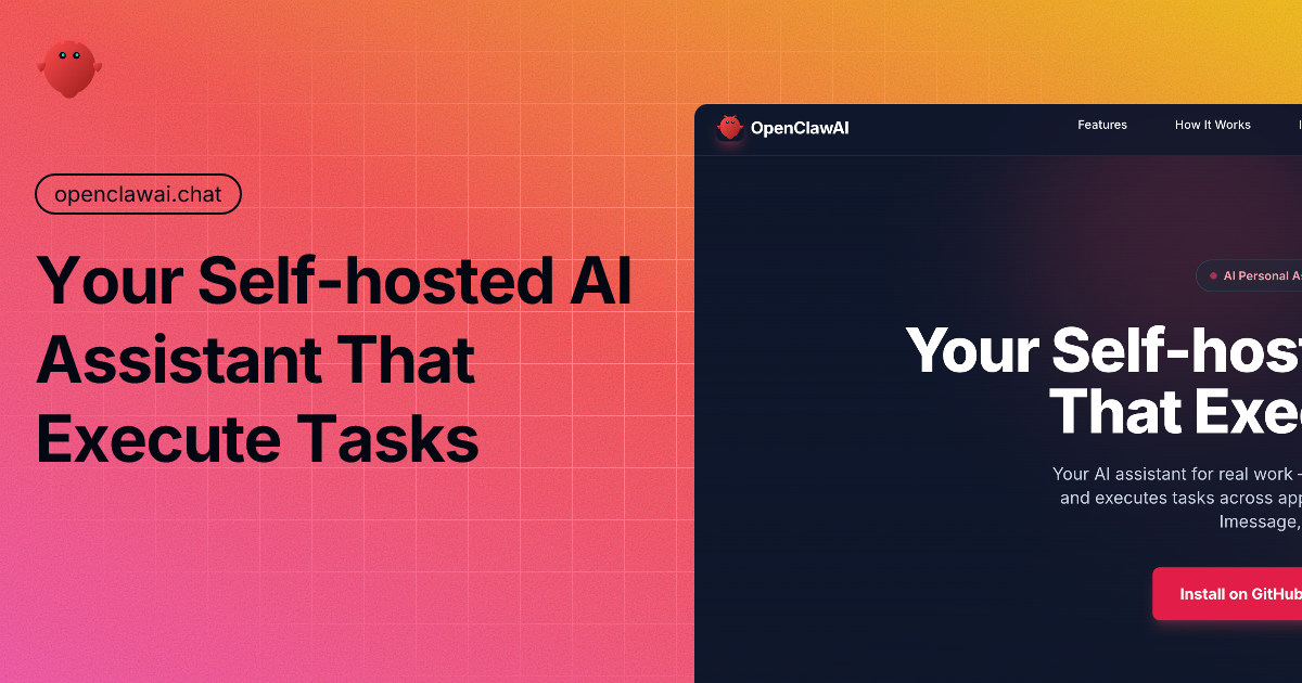 OpenClaw Personal AI Assistant| AI Agent for all your tasks
